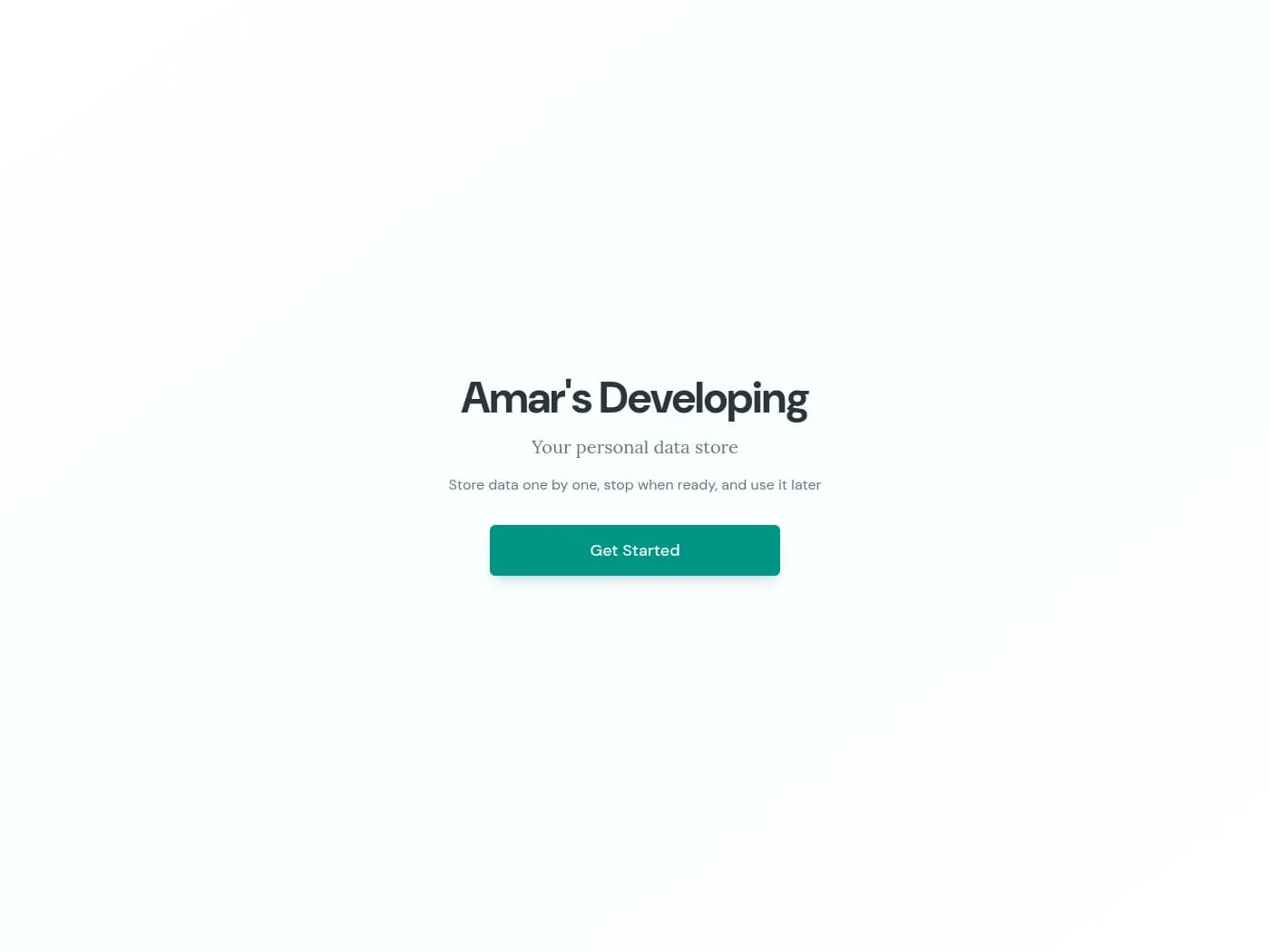 Amar's Data Store