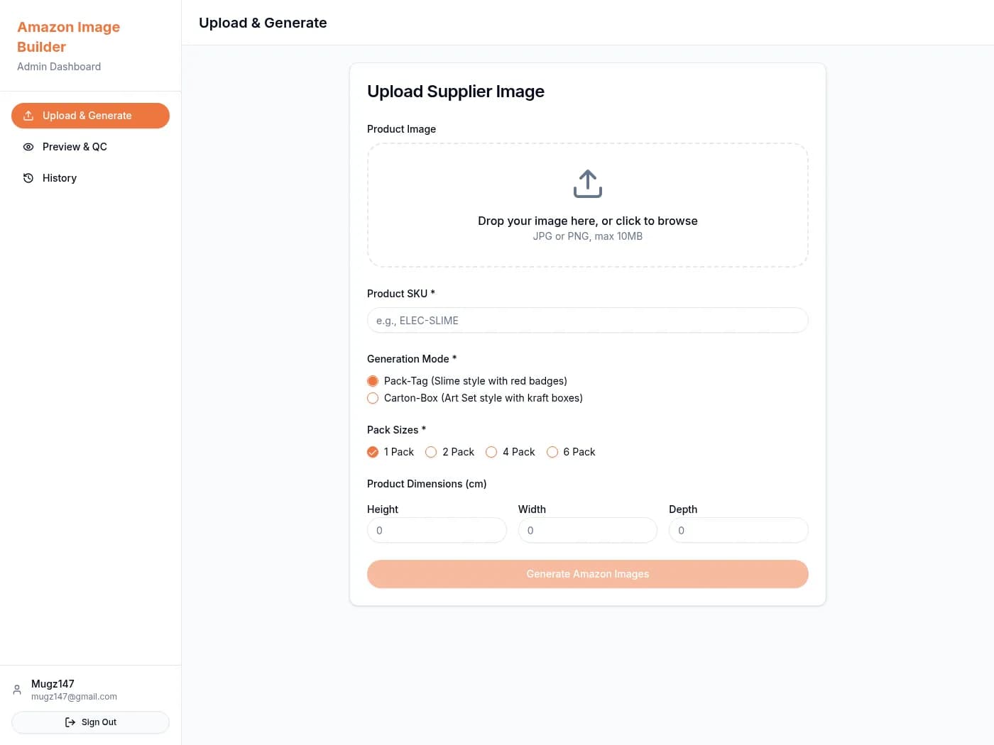Amazon Image Builder: Automated SKU Image Generation Platform