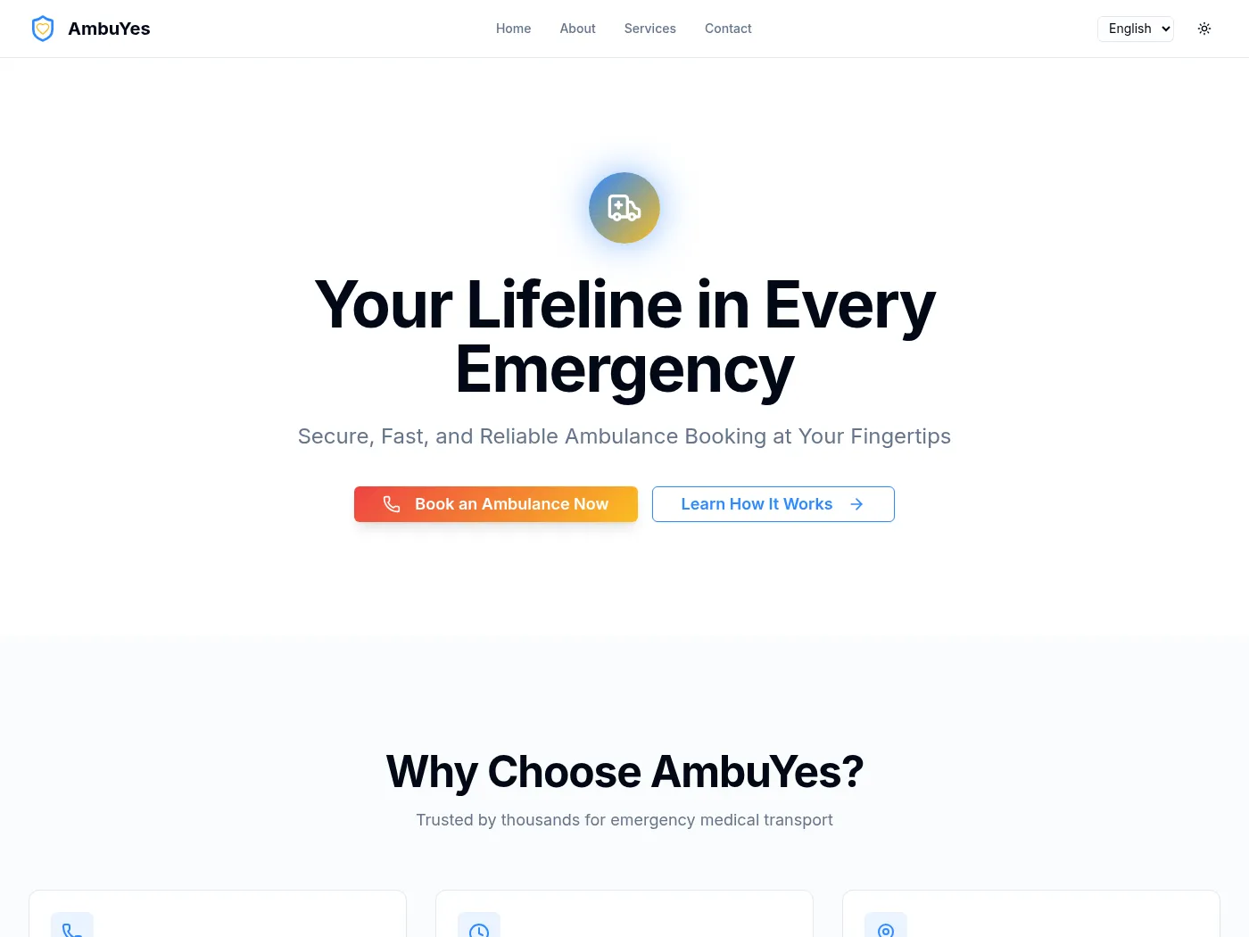 AmbuYes: Instant Ambulance Booking & Hospital Finder