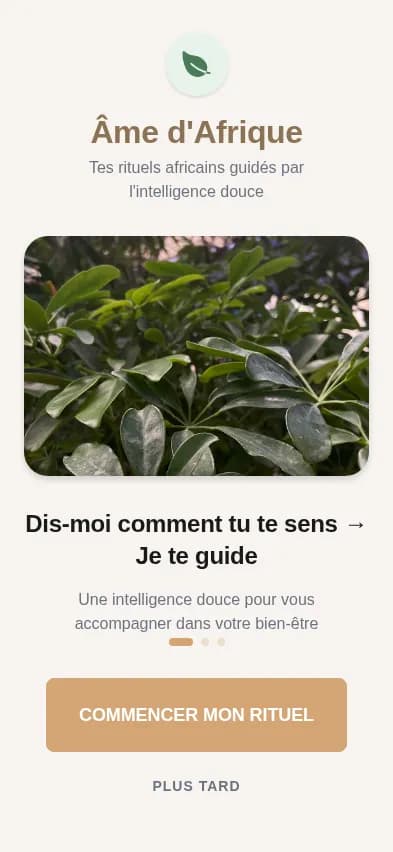 Âme d'Afrique Rituels App