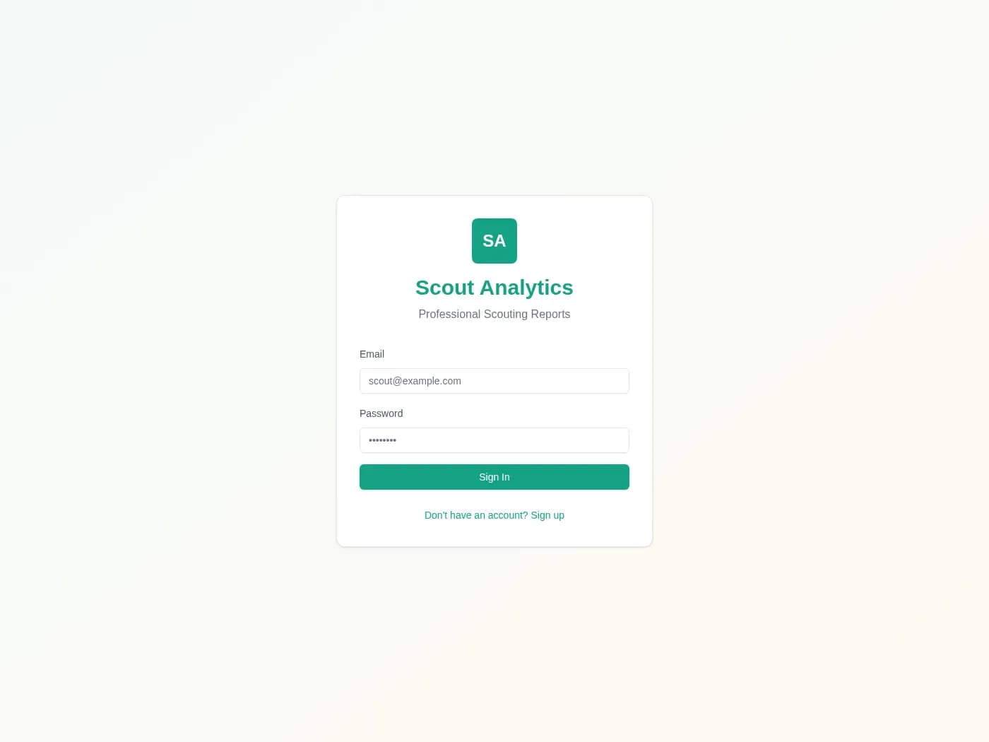 American Football Scouting Report Generator