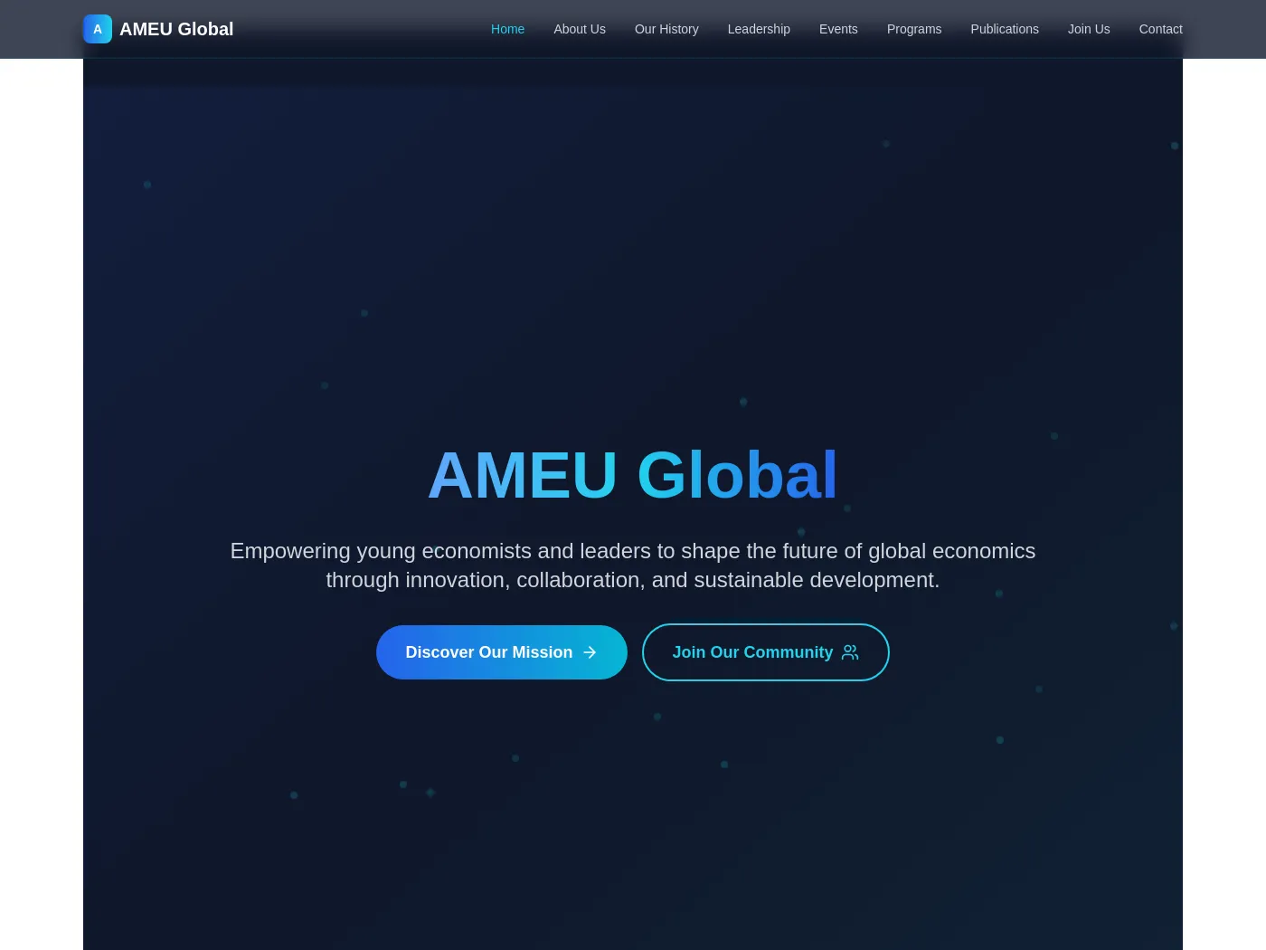 AMEU Global Website Redesign