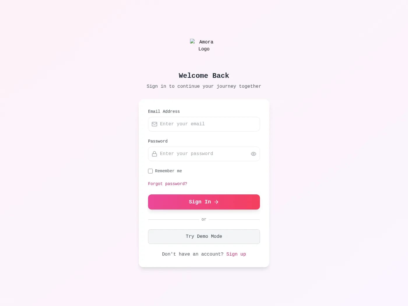 Amora - Couples Growth Journal