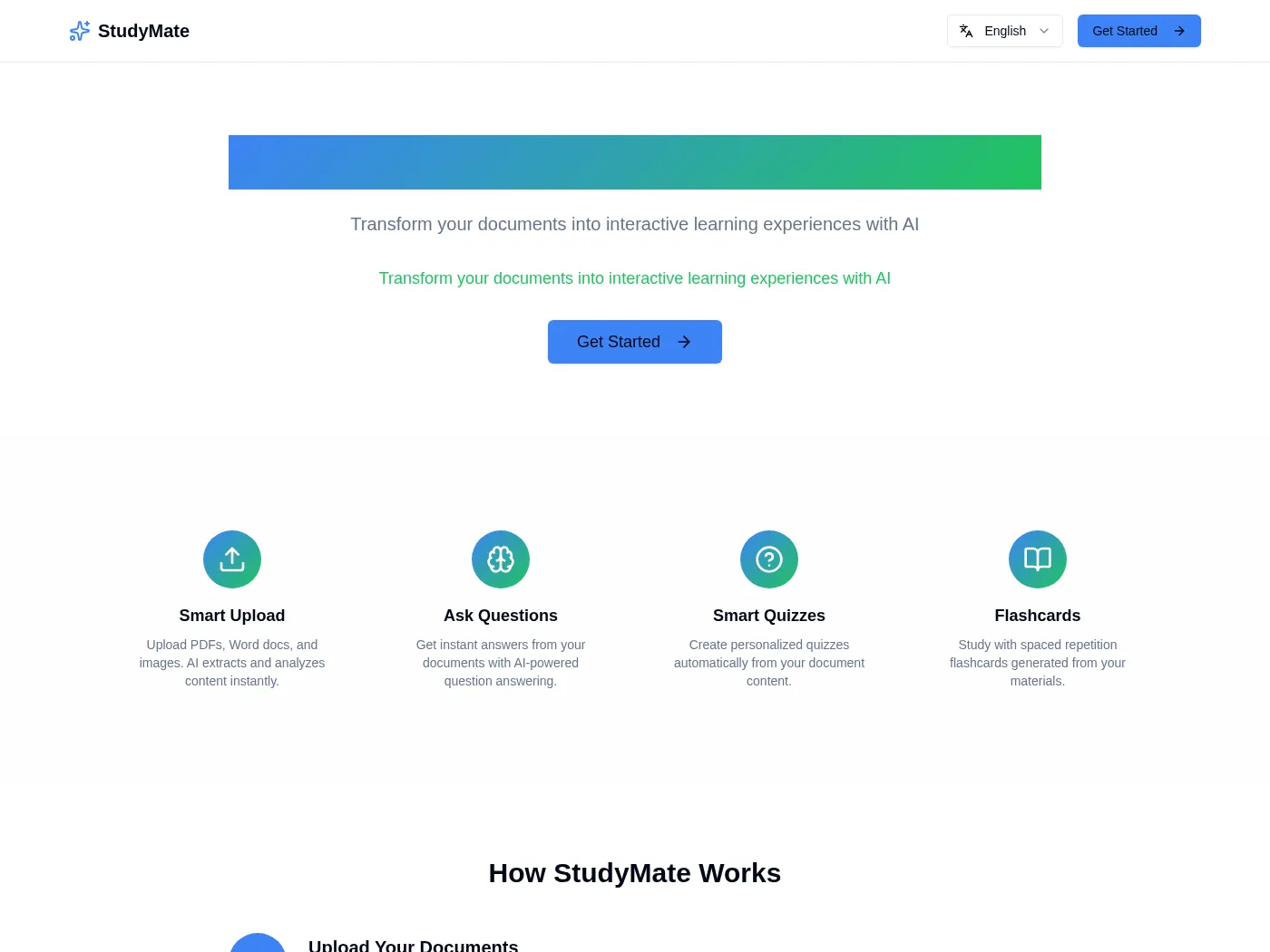 Anara-Inspired Study Assistant Web App