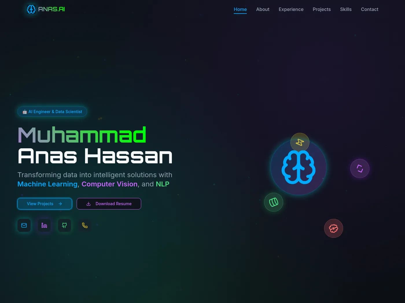 Muhammad Anas Hassan - AI Engineer & Data Scientist Portfolio