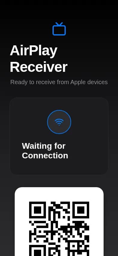 Android AirPlay Receiver for Apple Device Screen Mirroring