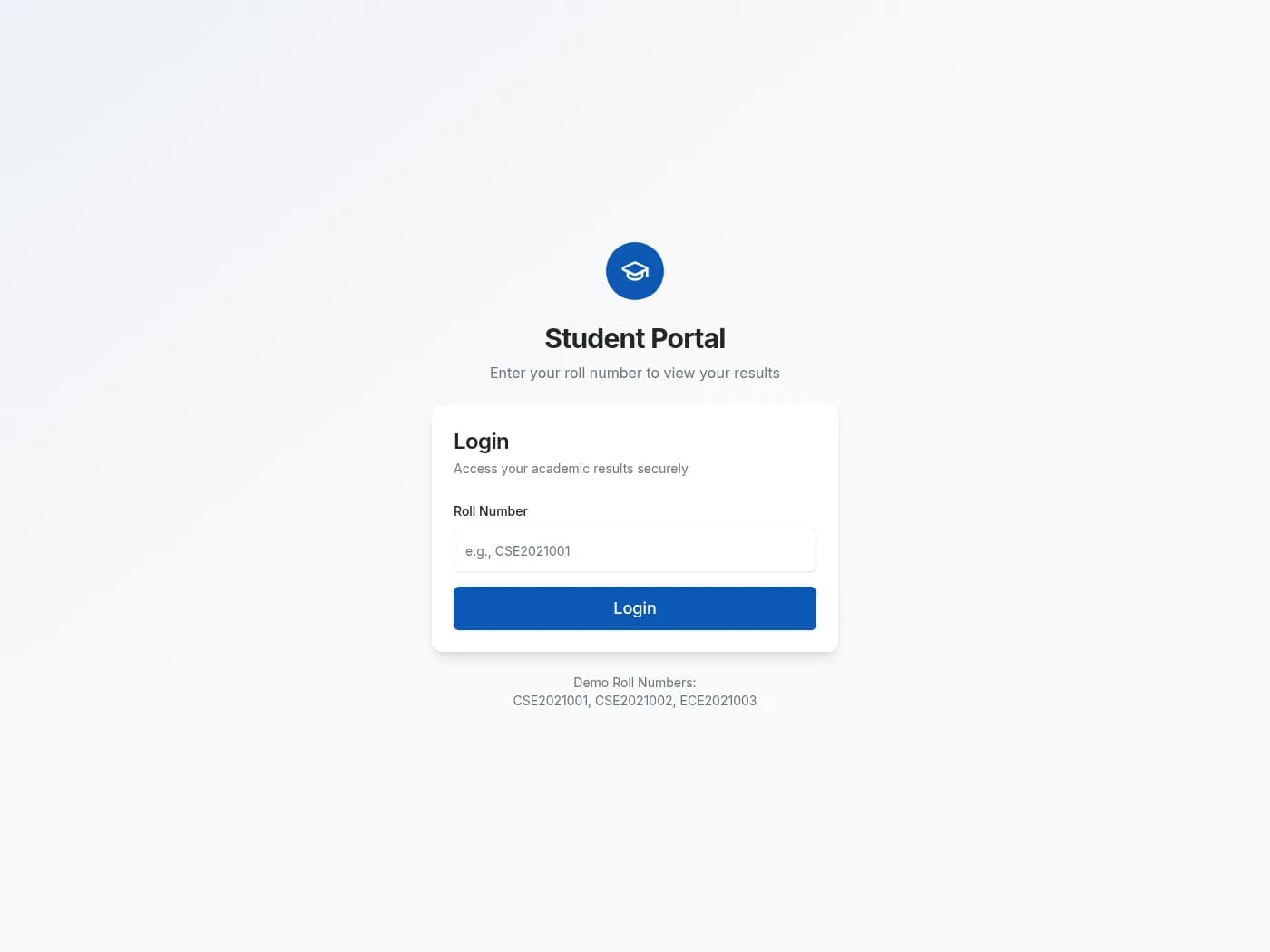 Android Result Checking System