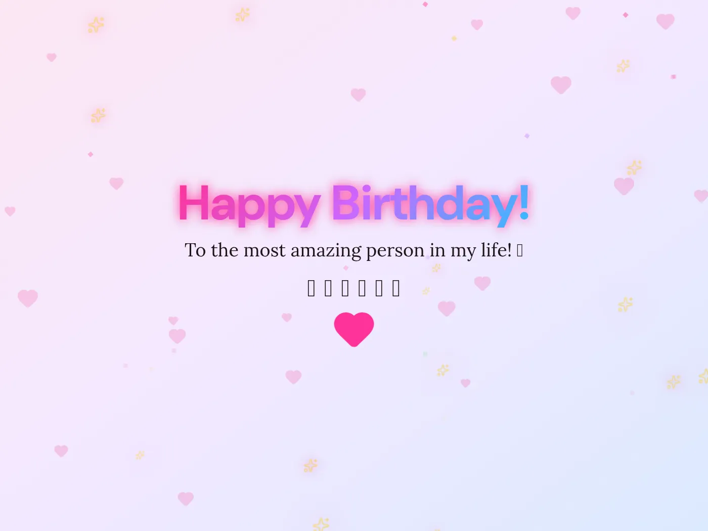 Animated Birthday Surprise App for Girlfriend