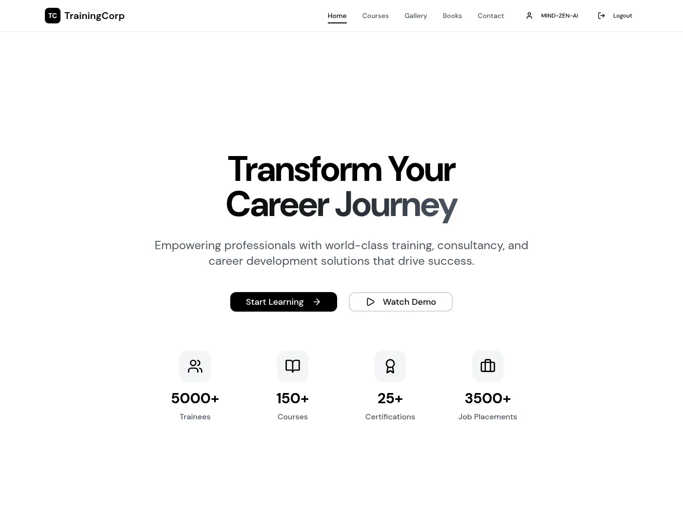 Dynamic Animated Consultancy & Training Platform