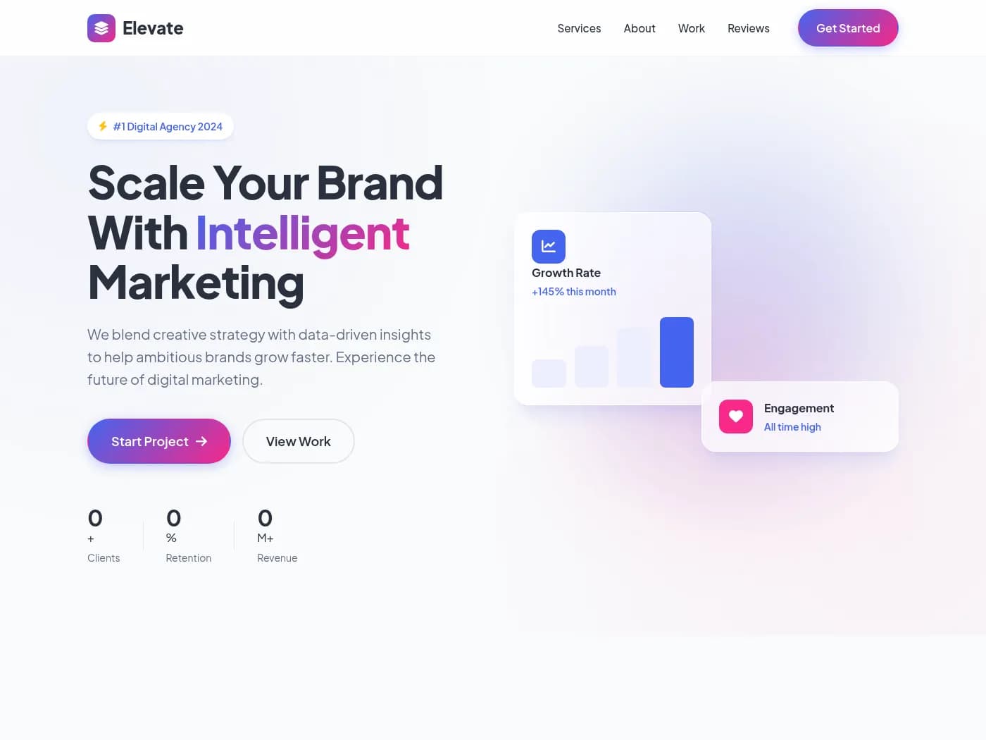 Pro Animated Marketing Website HTML Free Template