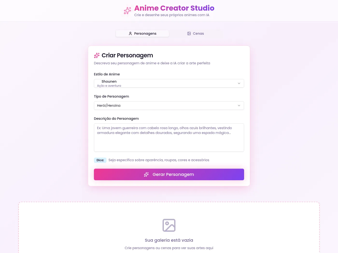 Anime Creator Studio - Crie e Desenhe seus Próprios Animes