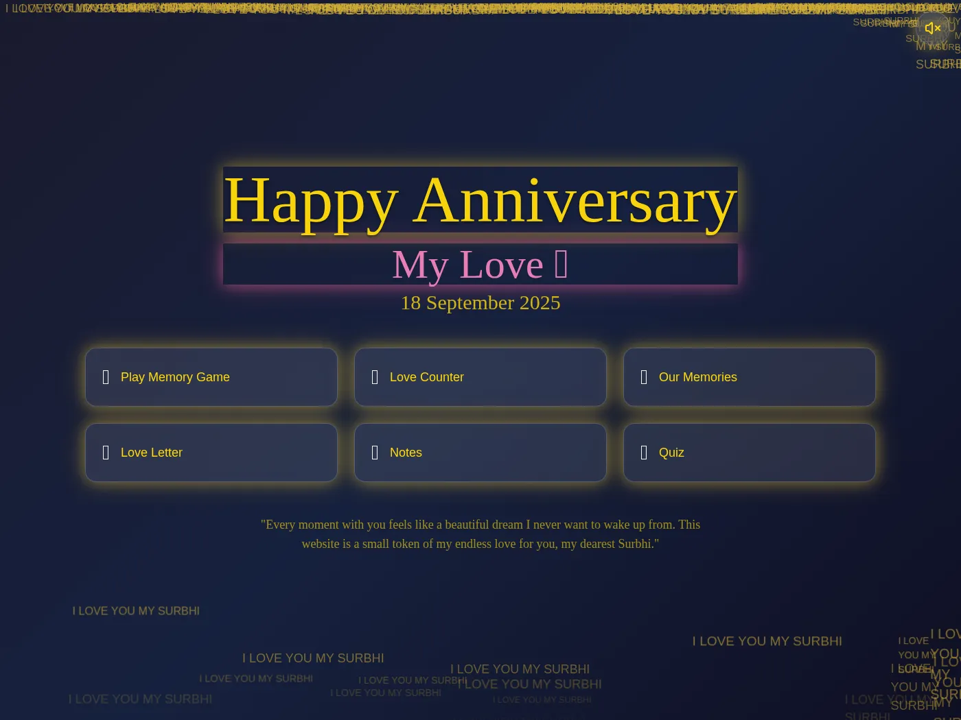 Surbhi Anniversary Romance Luxe Website