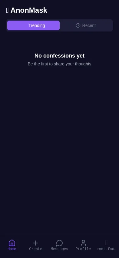 AnonMask: Anonymous Confession Mobile App