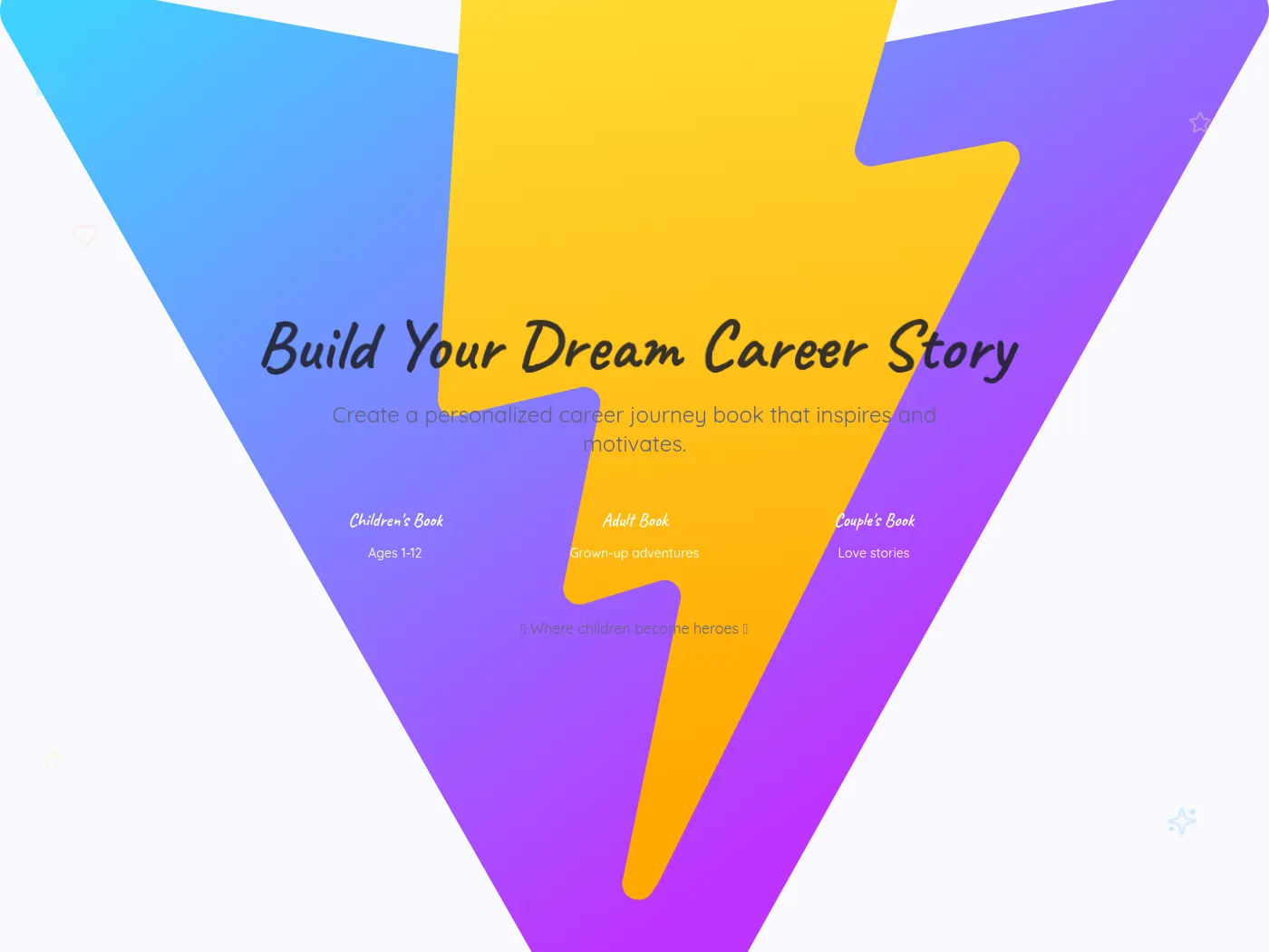 Anshariz Fairytale Career Book Generator