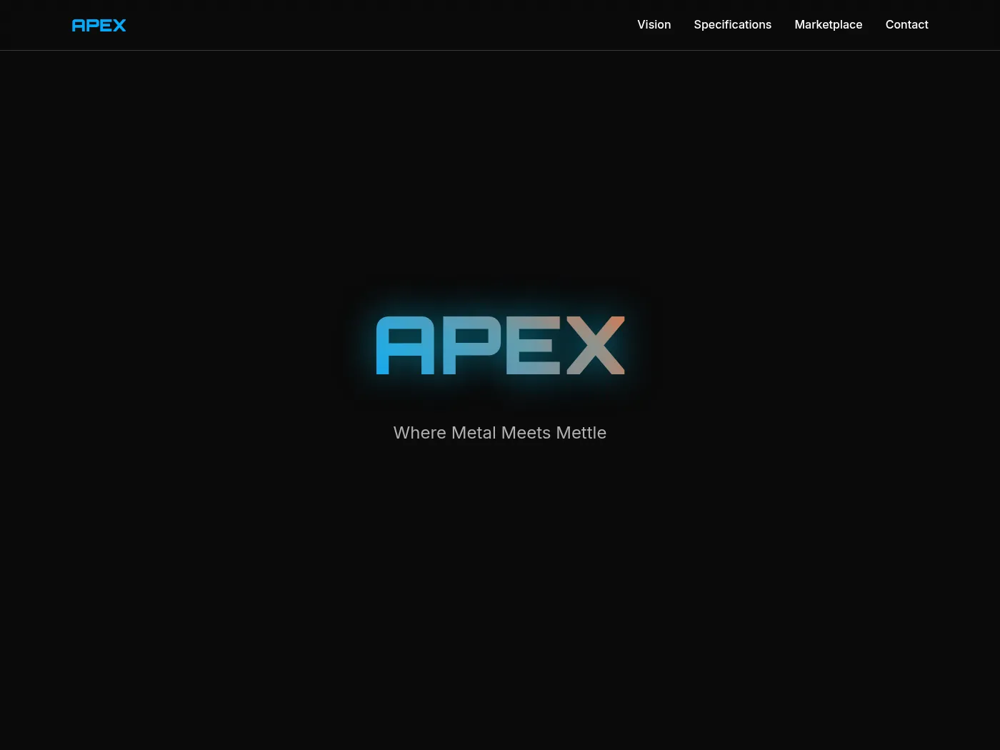 Apex Automotive Hypercar Marketplace Prototype