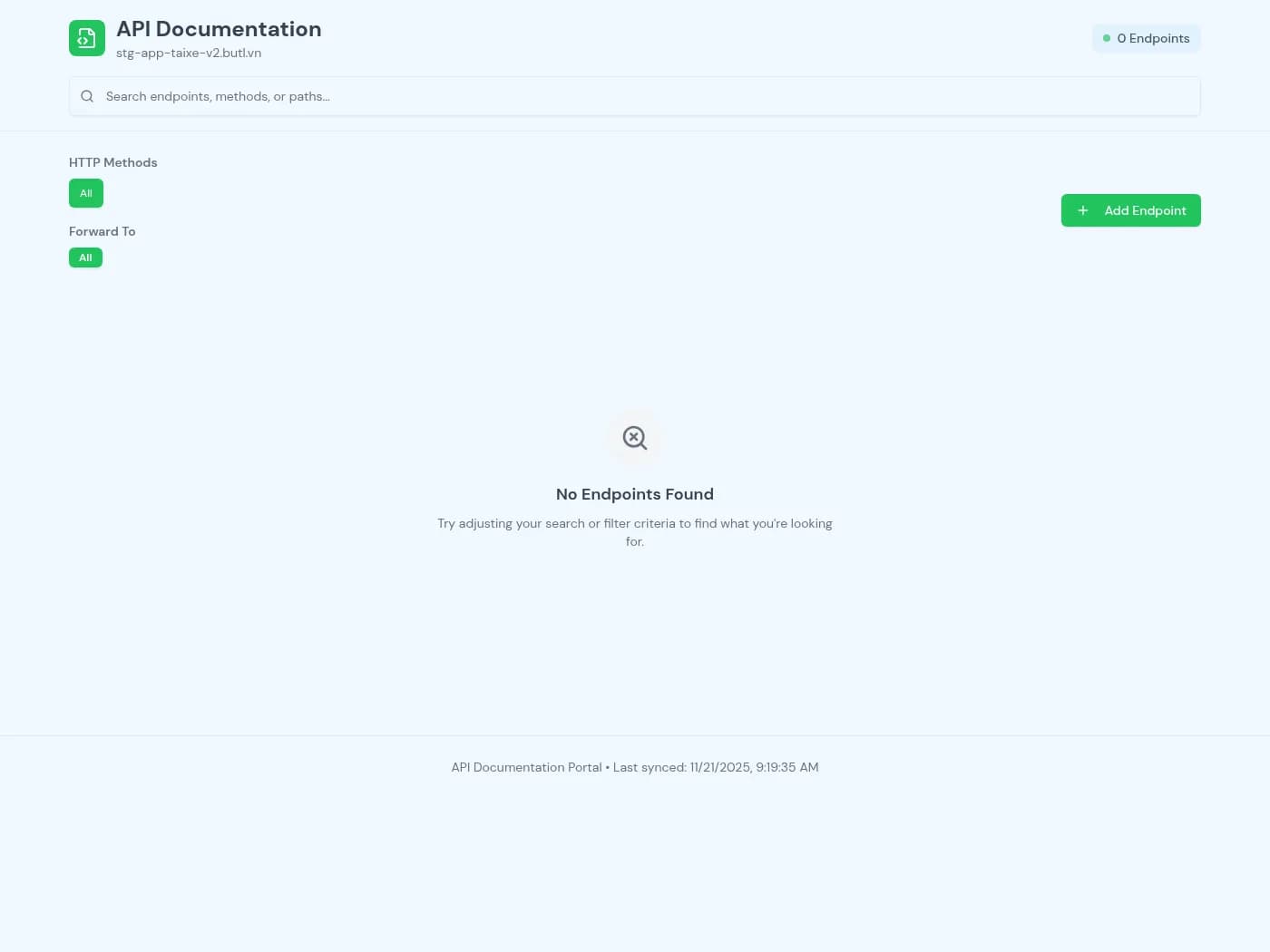 API Documentation Portal for stg-app-taixe-v2