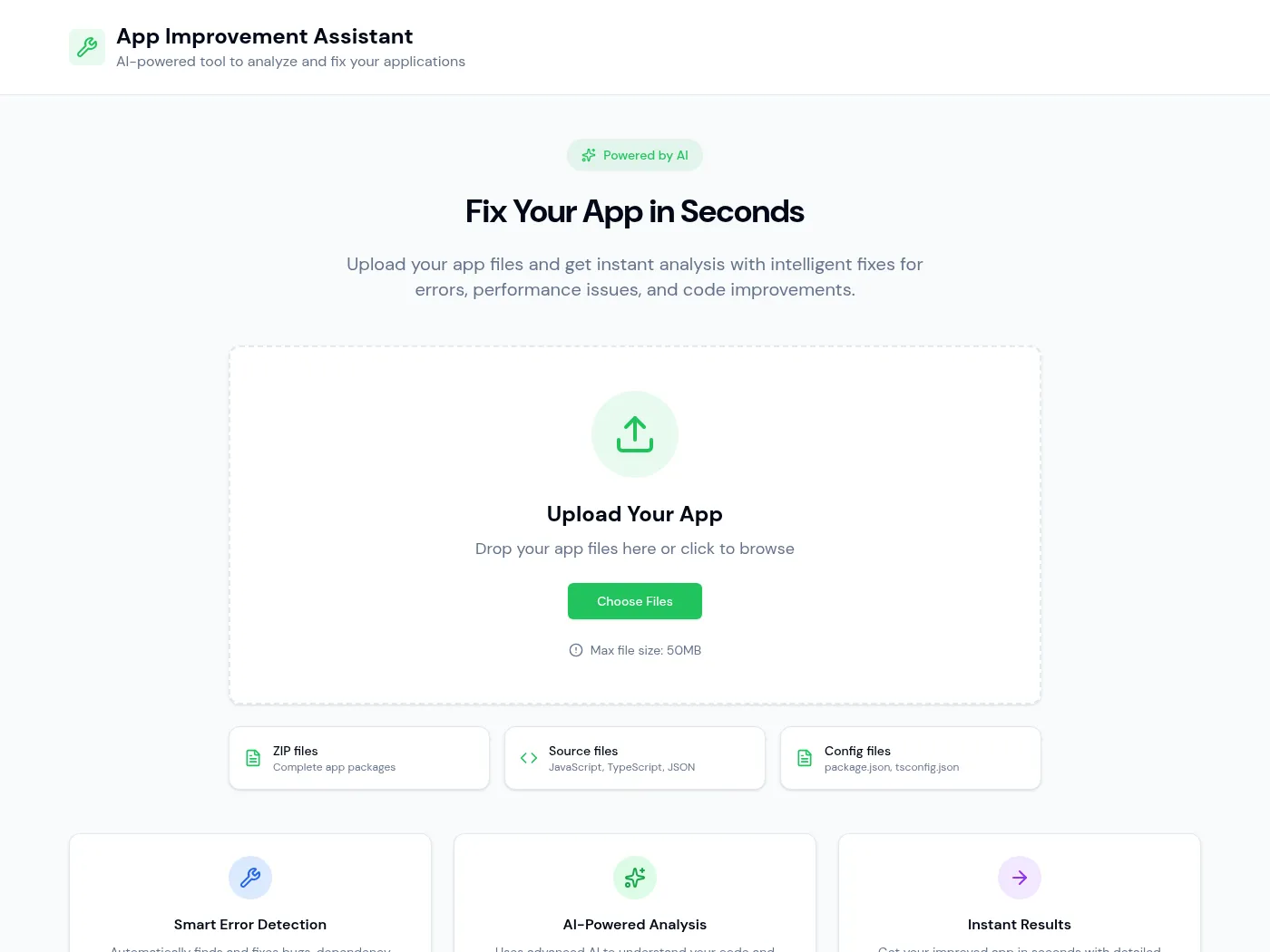 App Improvement Assistant