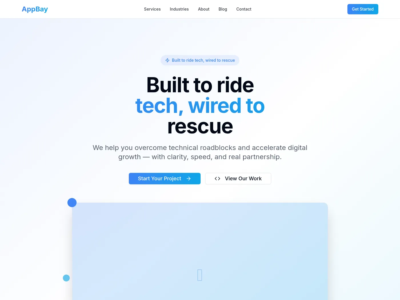 AppBayStudio Web Clone