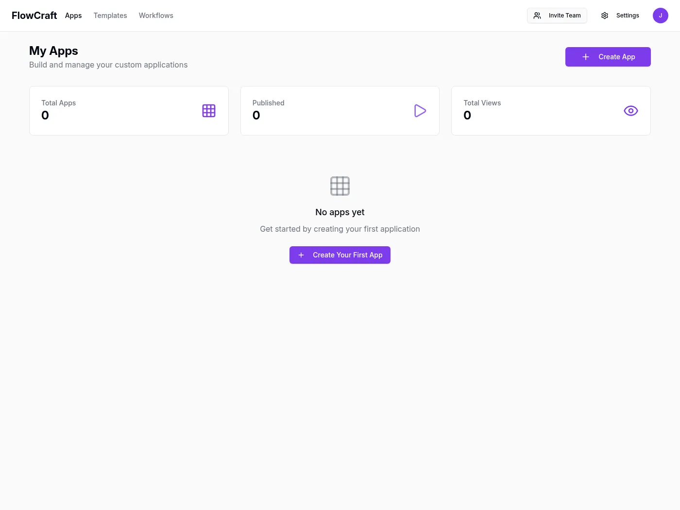 Appenate-Like Custom App and Workflow Builder