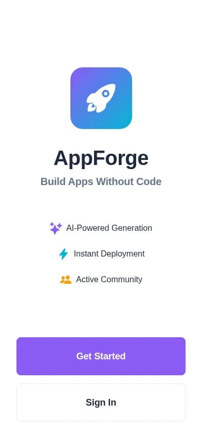AppForge AI Builder