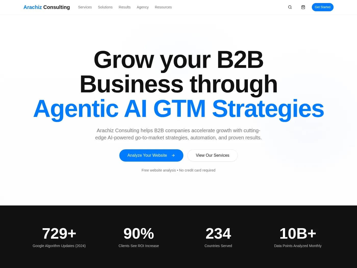 Apple-Inspired B2B Business Website