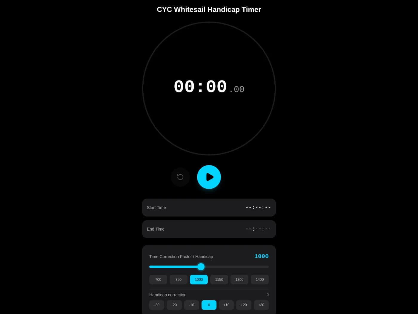 Absolute Time Stopwatch for Apple Watch
