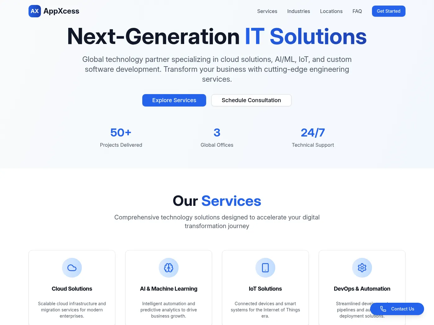 AppXcess Homepage Refactor