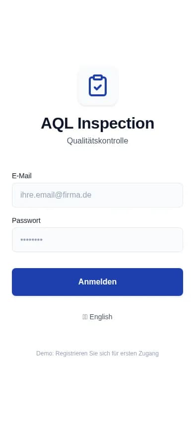 AQL Inspection Mobile App for Cross-Platform Quality Control (Android & iOS)