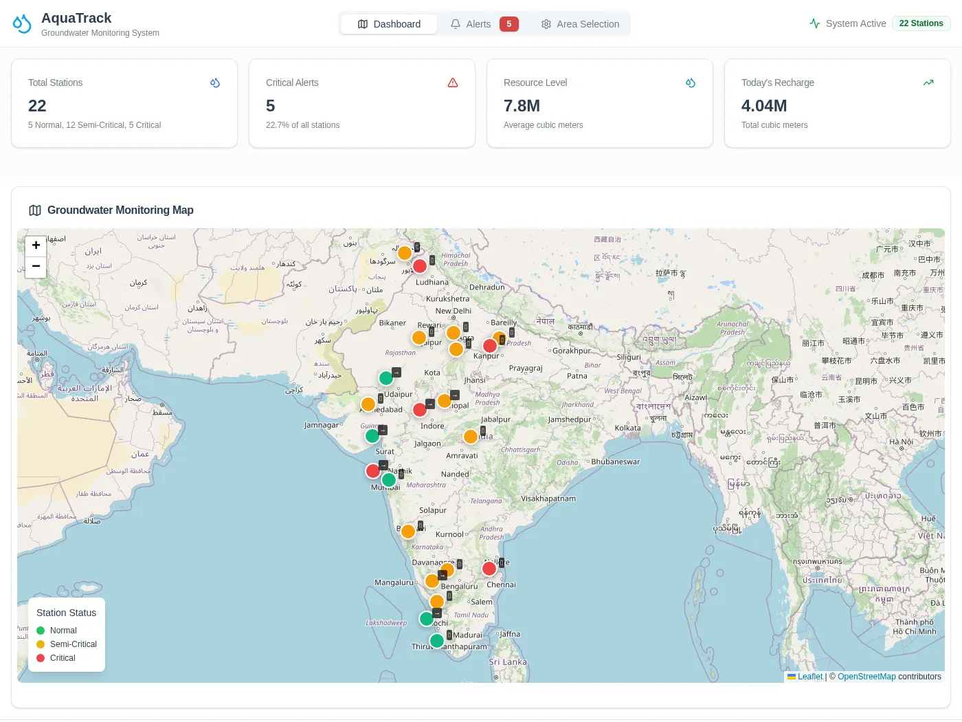 AquaTrack: High-Fidelity Groundwater Monitoring App Prototype