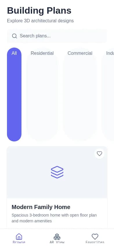 AR Home & Building Plan Viewer