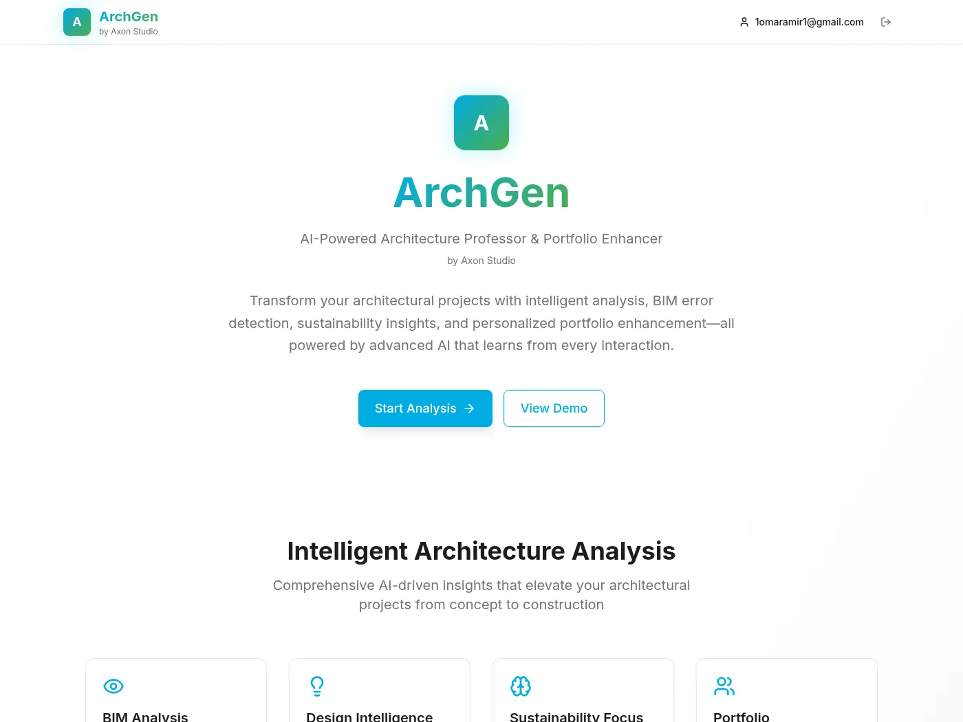ArchGen: AI Architecture Professor & Portfolio Enhancer by Axon Studio