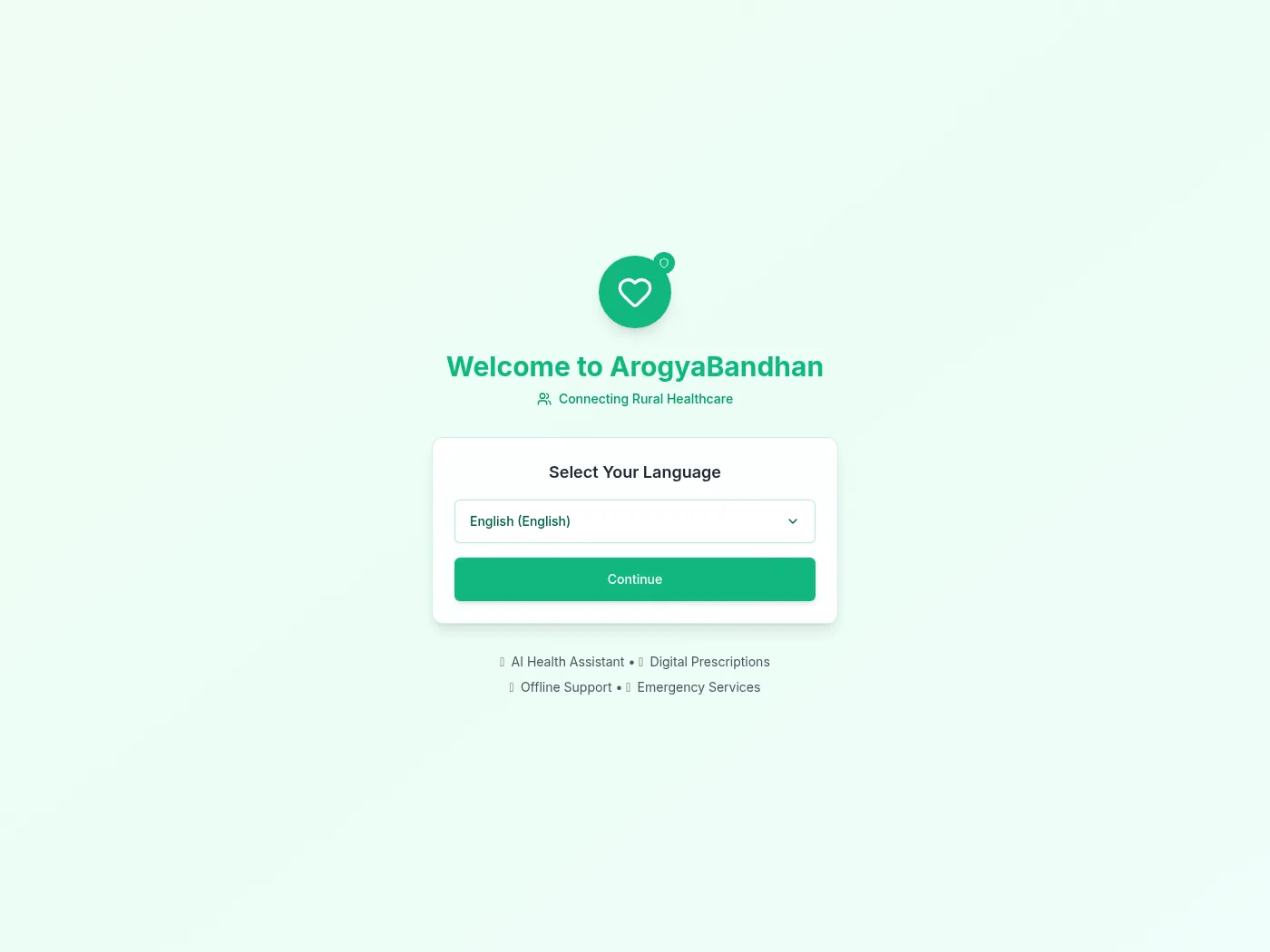 ArogyaBandhan: Inclusive MedTech Web App for Rural Health Access