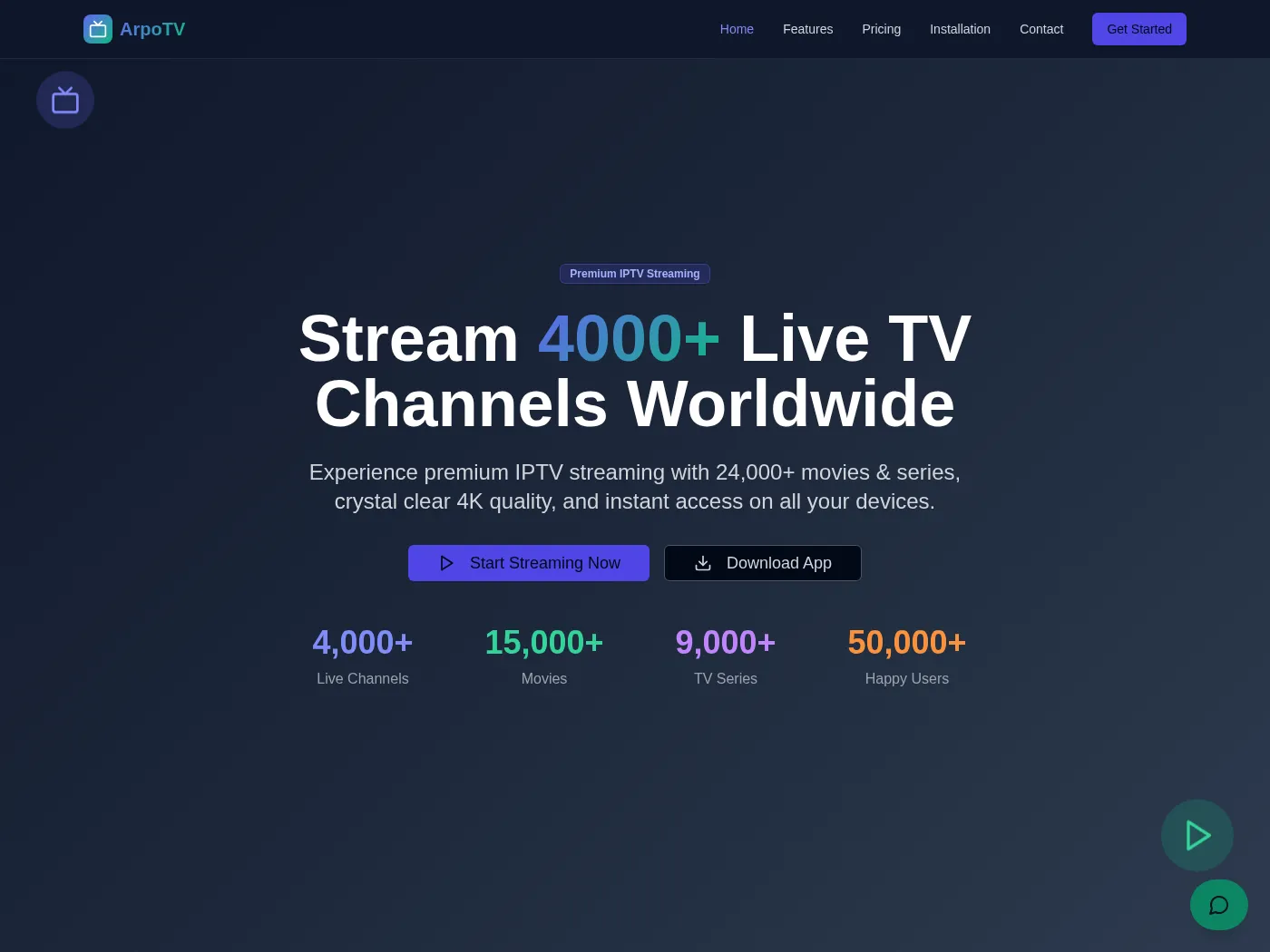 ArpoTV Web Platform Rebuild