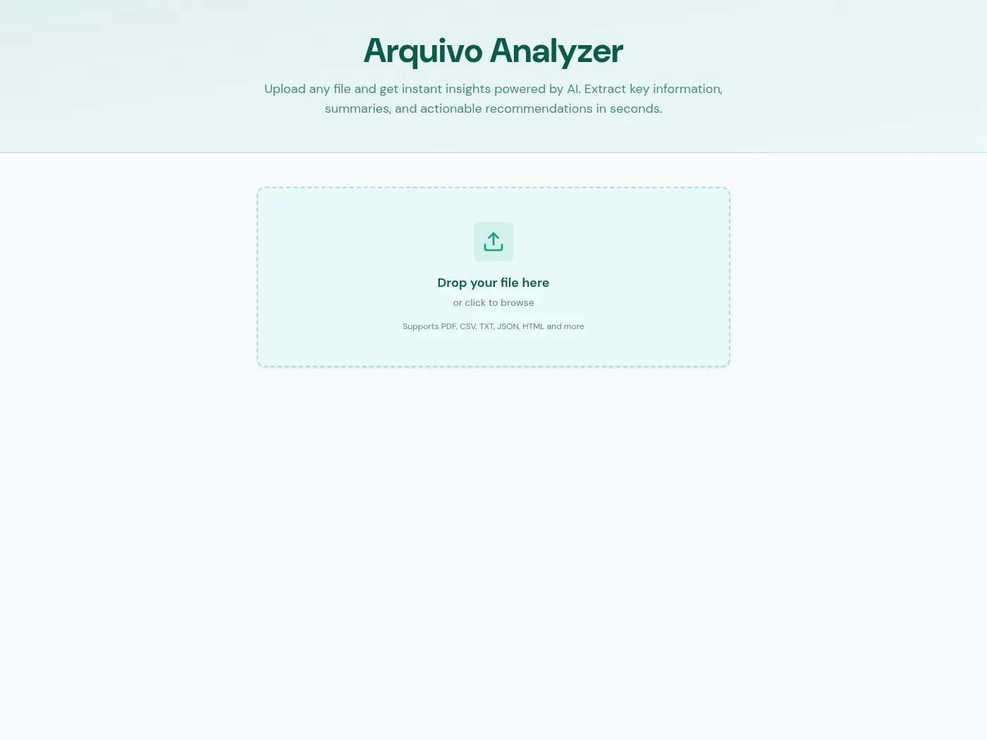 Arquivo Analyzer