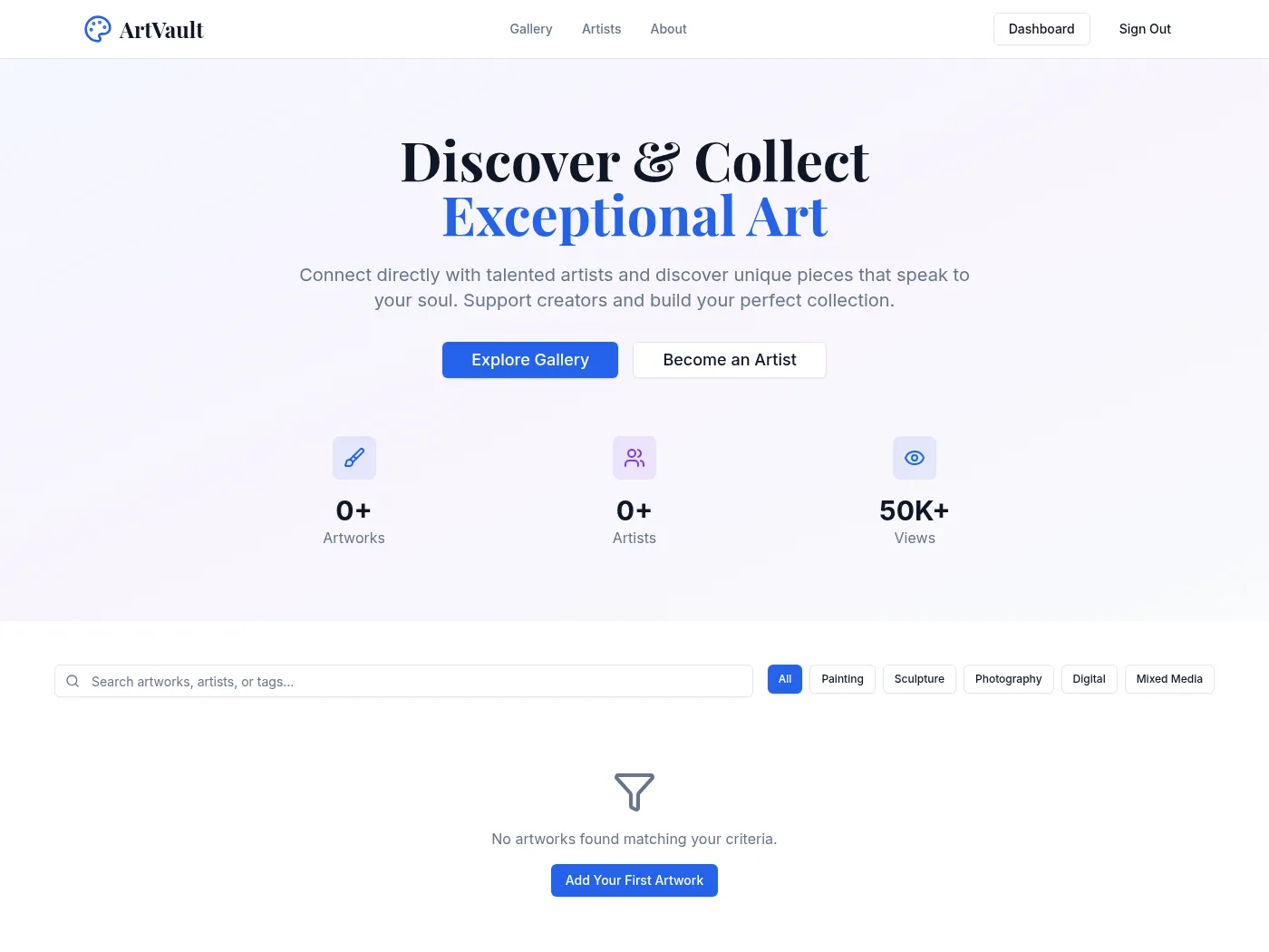 Art Marketplace Platform
