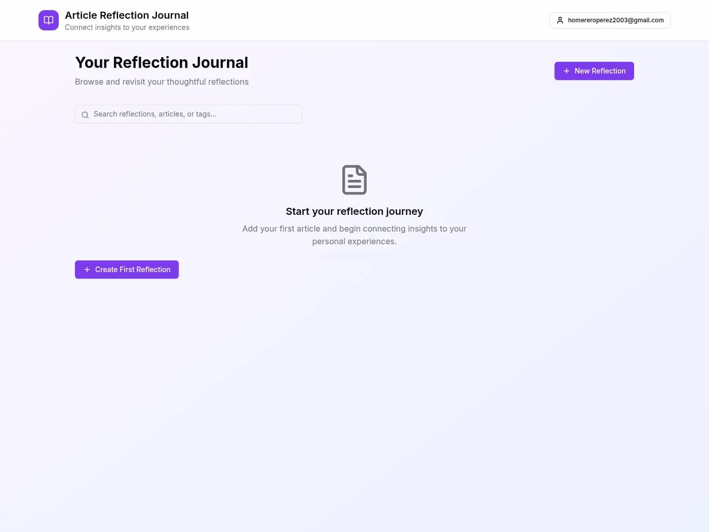 Article Reflection Journal