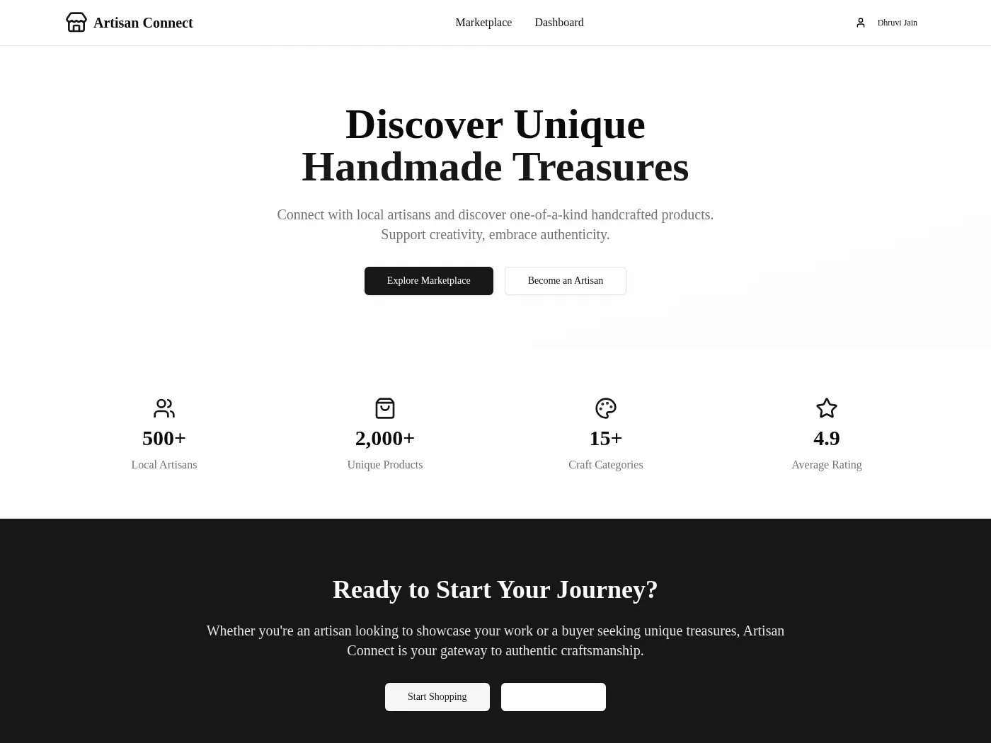 Artisan Connect: No-Code Marketplace for Local Artisans