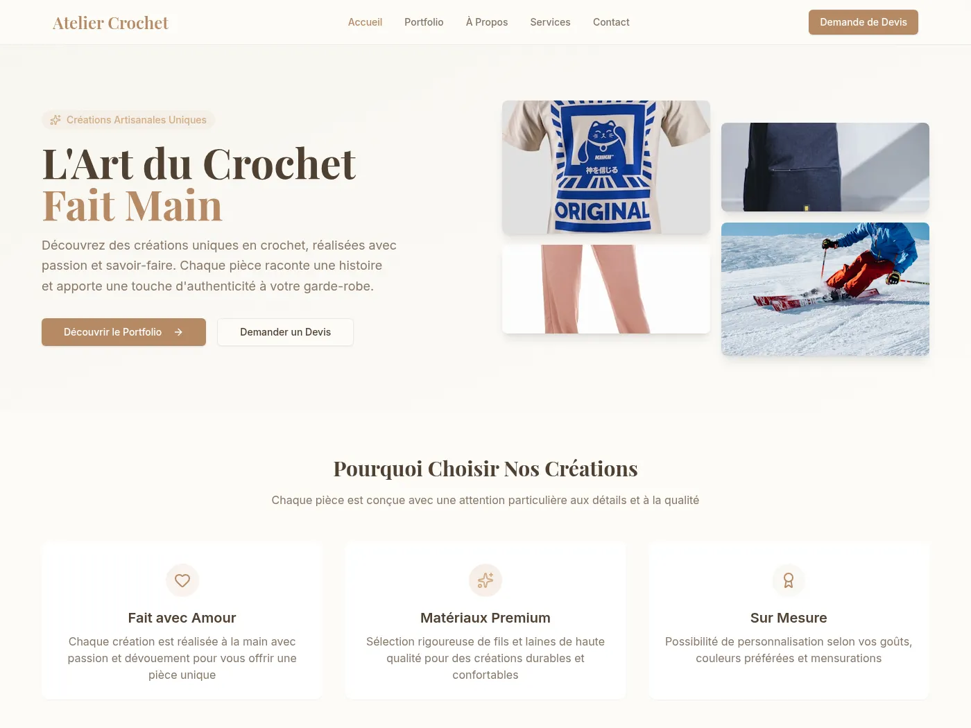 Artisan Crochet Portfolio & Custom Order Hub