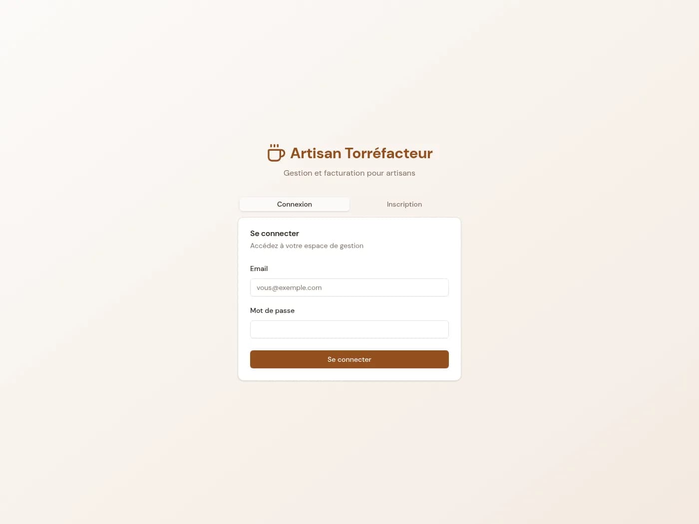 Artisan Roaster Management & Invoicing App