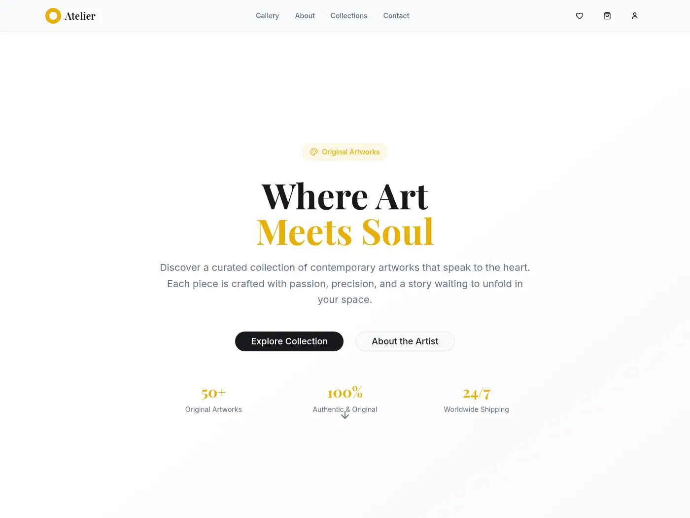 Artist Shopfront & Business Manager