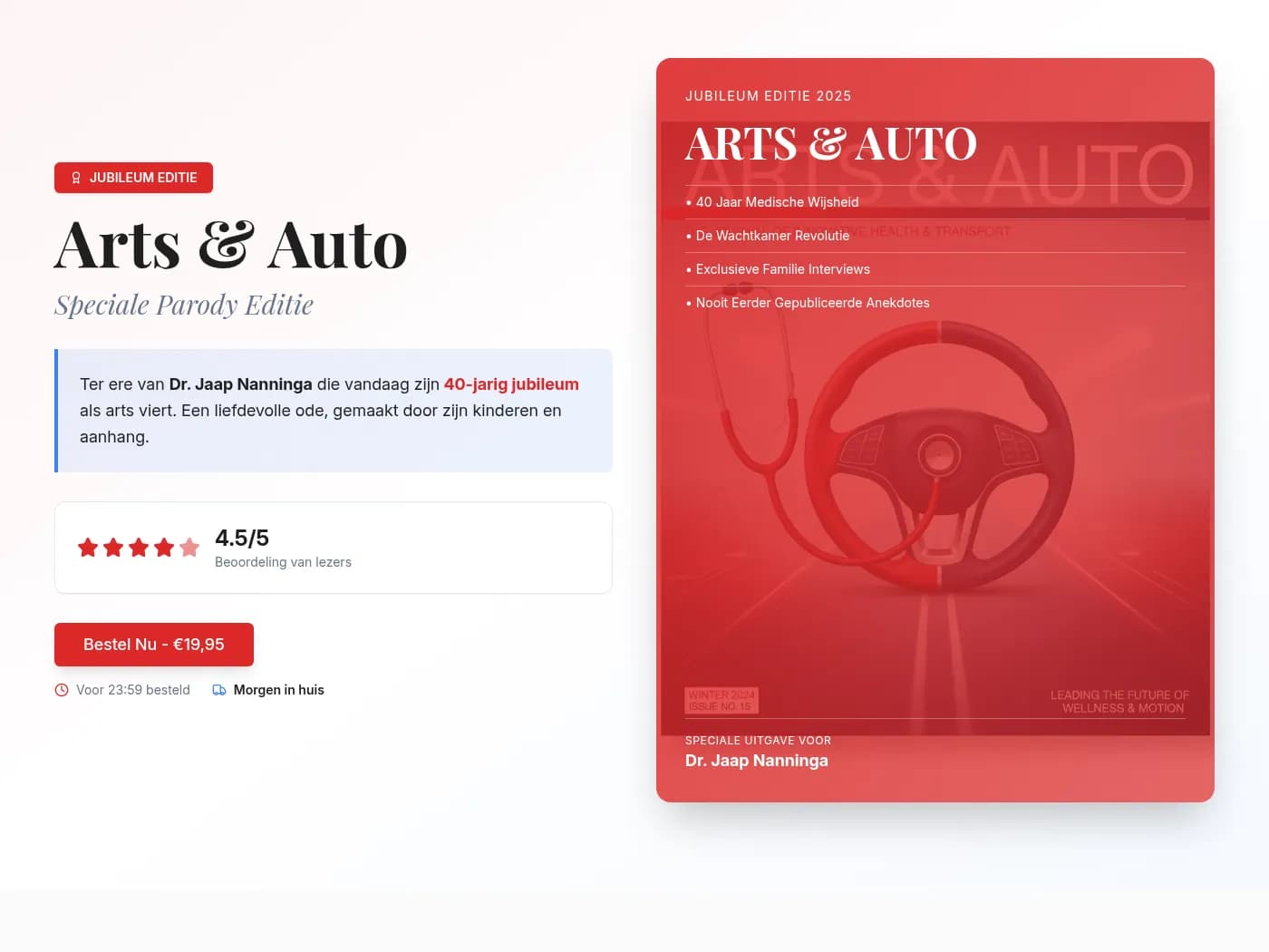 Arts & Auto Parody Edition Webshop