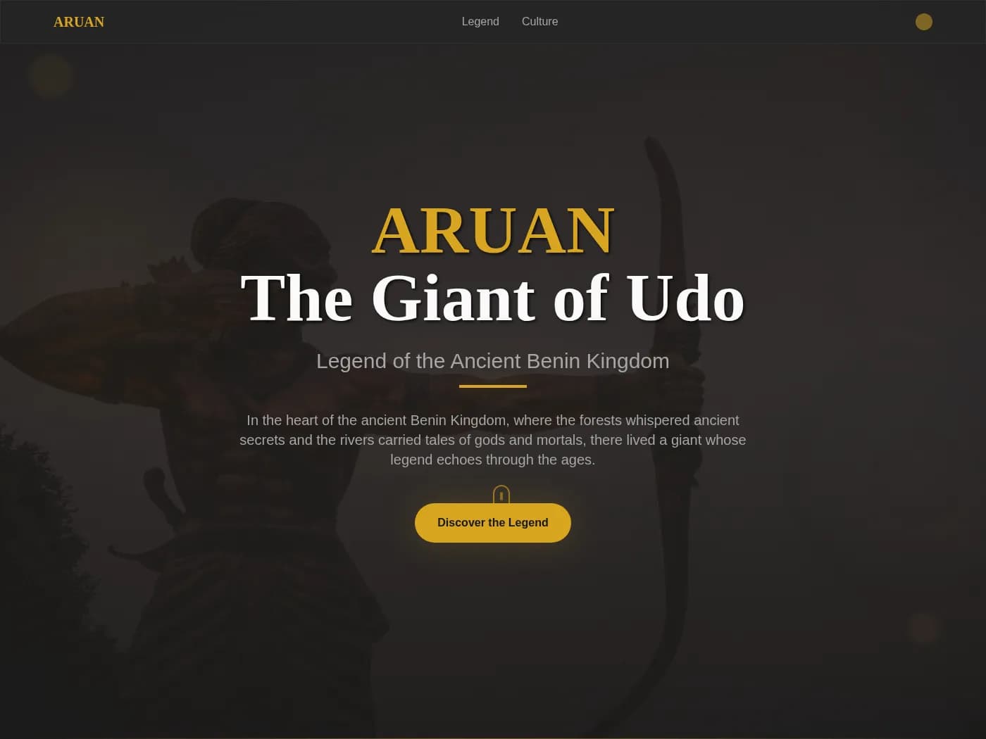 Aruan: The Giant of Udo - Legend of Ancient Benin