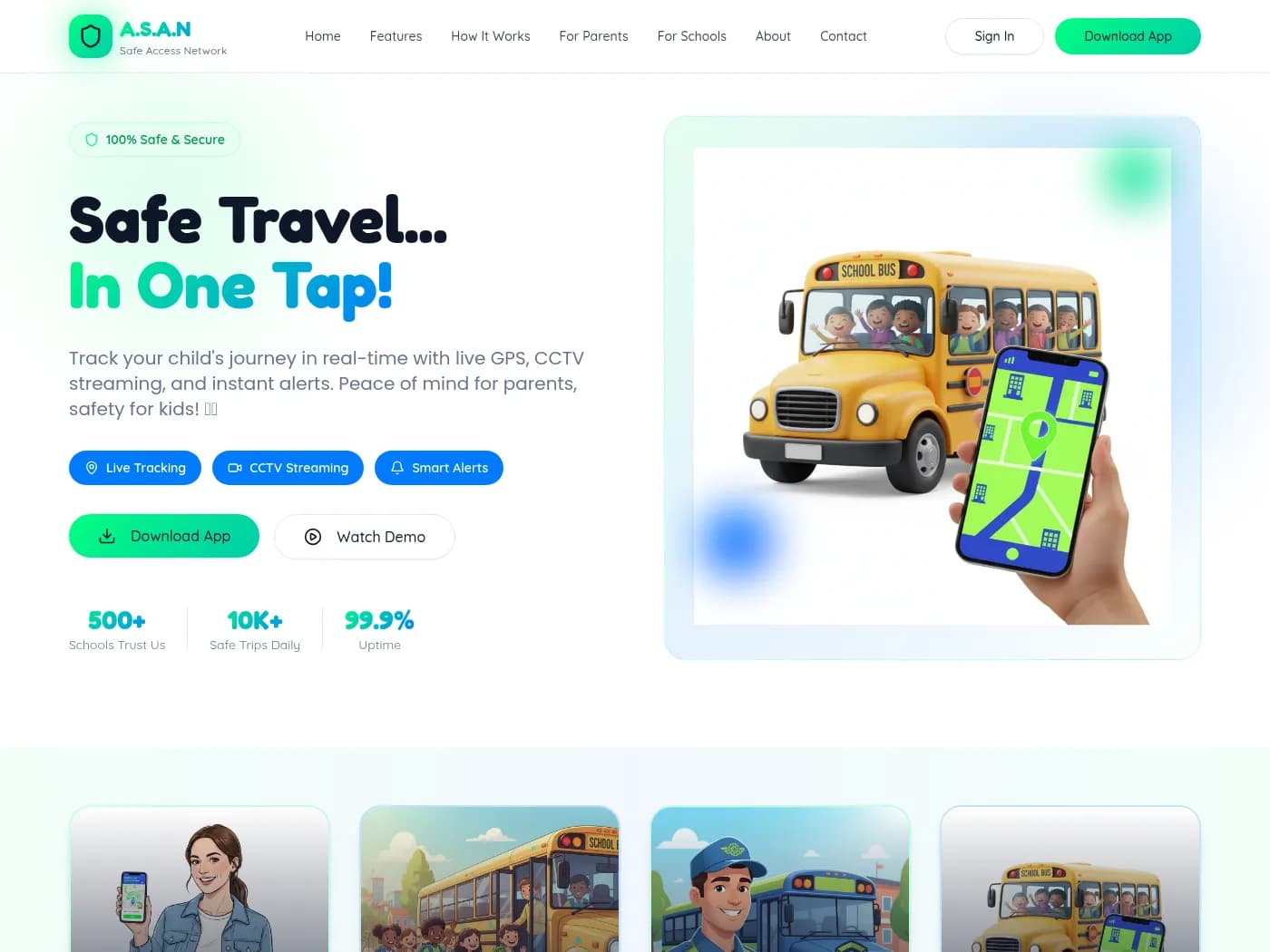 ASAN – All-in-One Safe Access Network Website