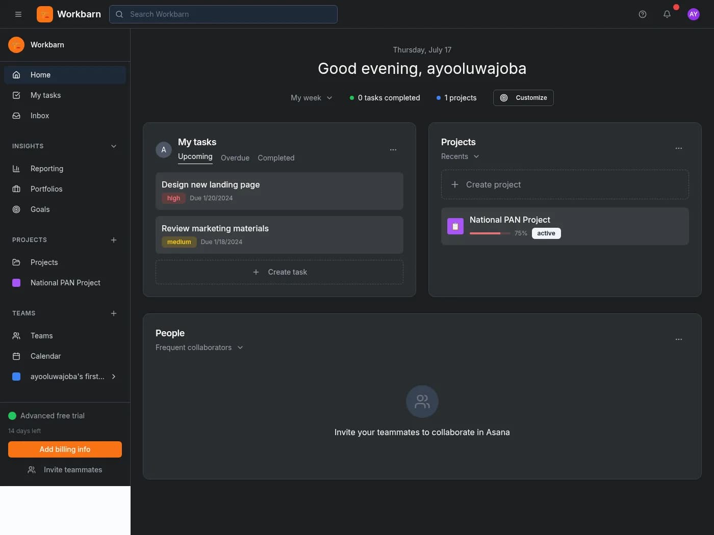 Workbarn - Project Management Platform
