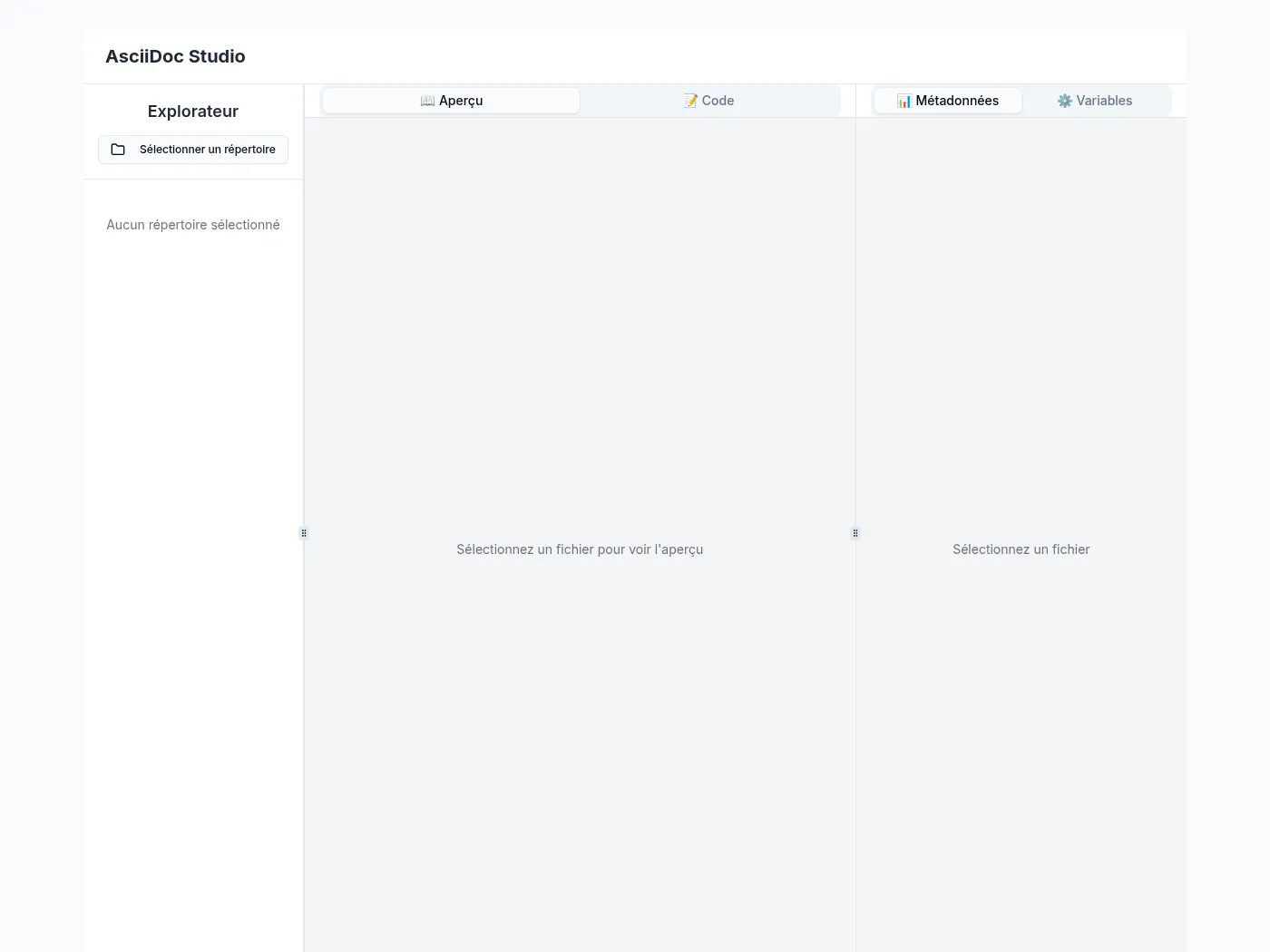 AsciiDoc Studio: Éditeur local moderne pour Windows