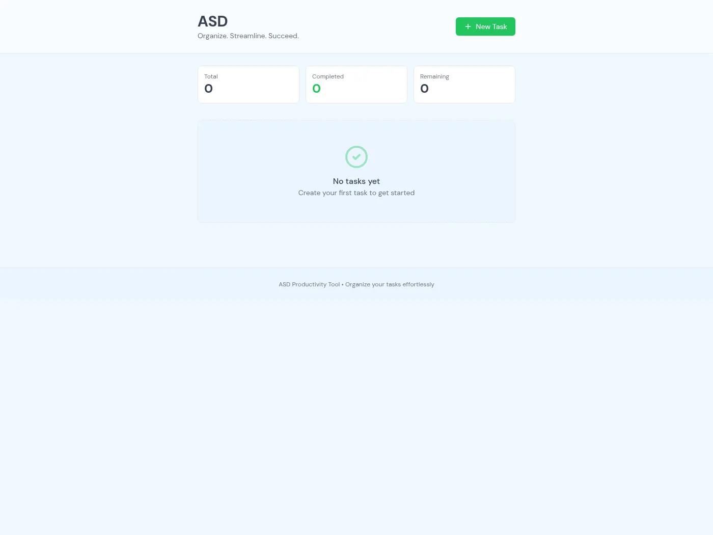 ASD Productivity Tool