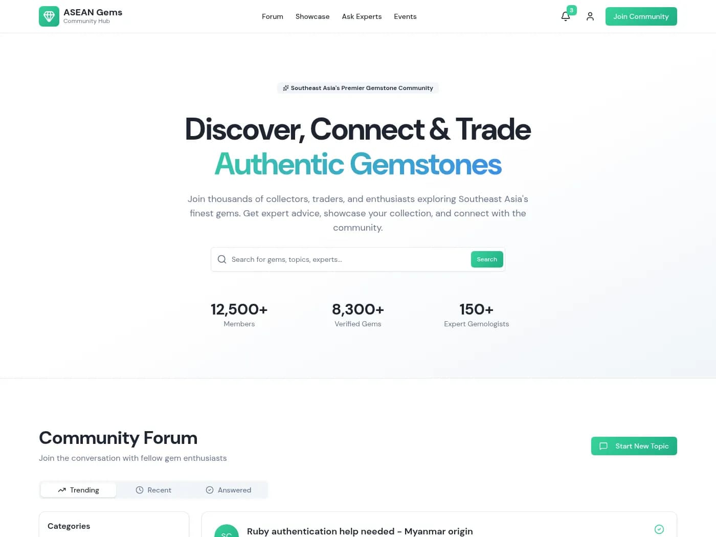 ASEAN Gems Enhanced Community Hub