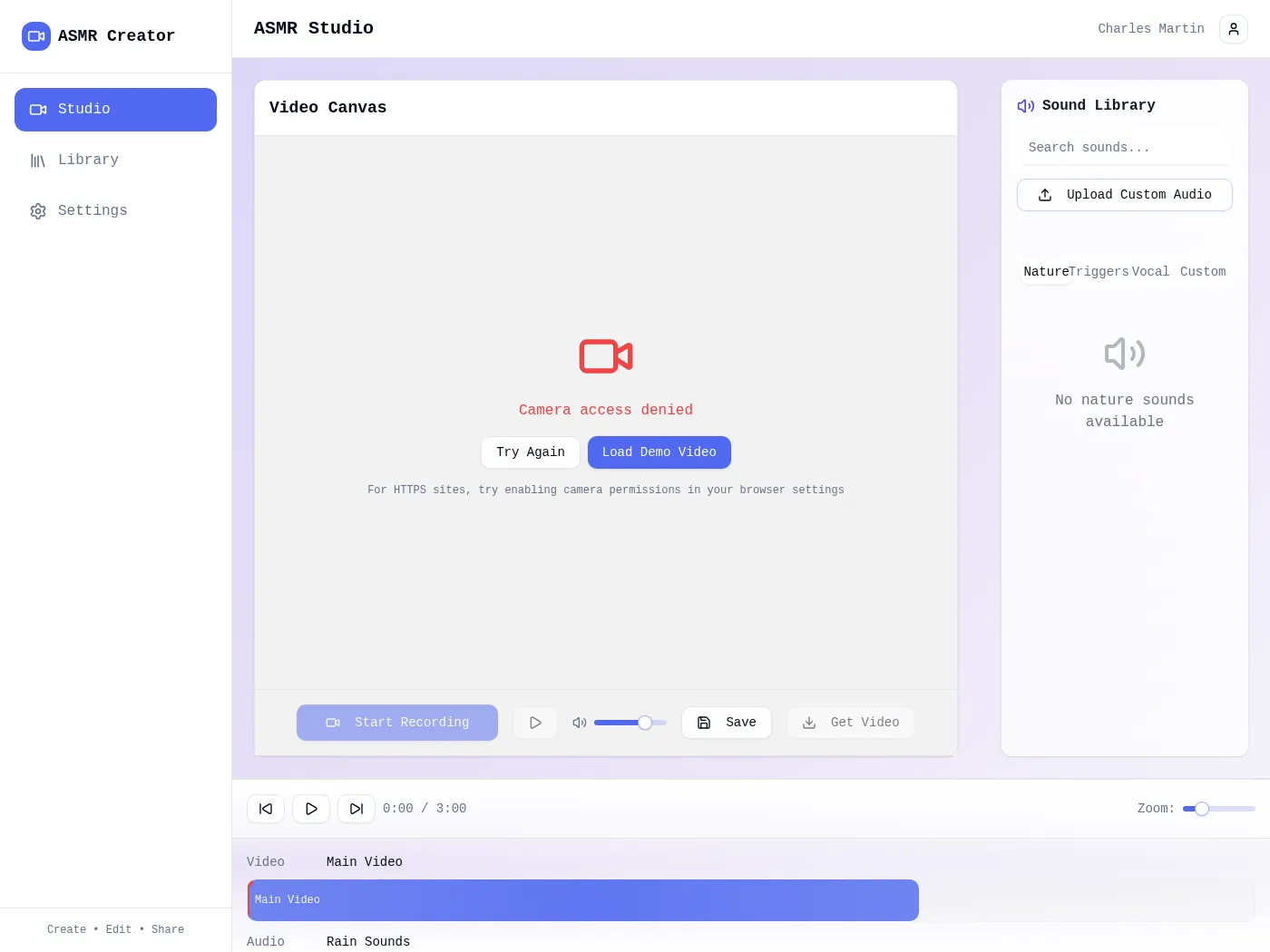 ASMR Video Creator