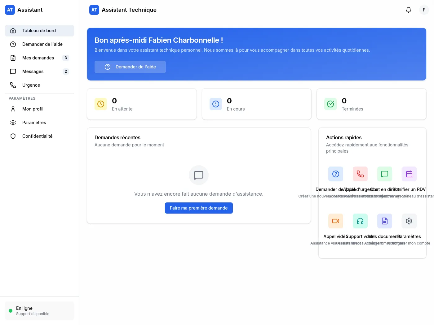 Assistant Technique Tout-en-Un pour l’Aide à la Personne
