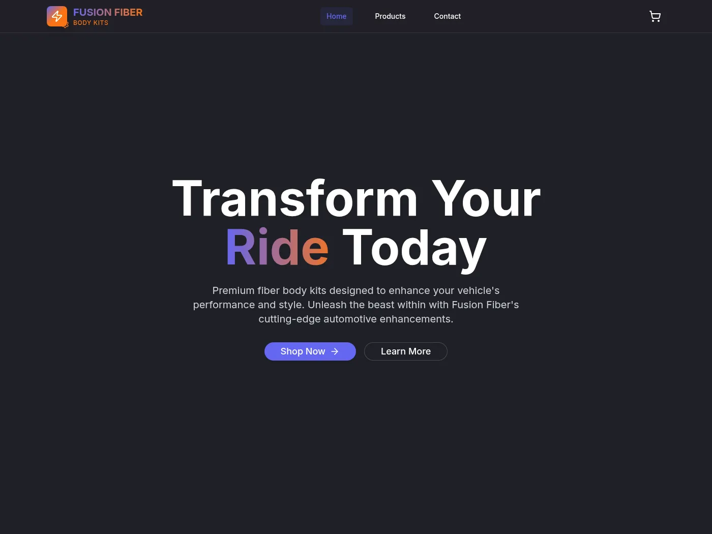 E-commerce website